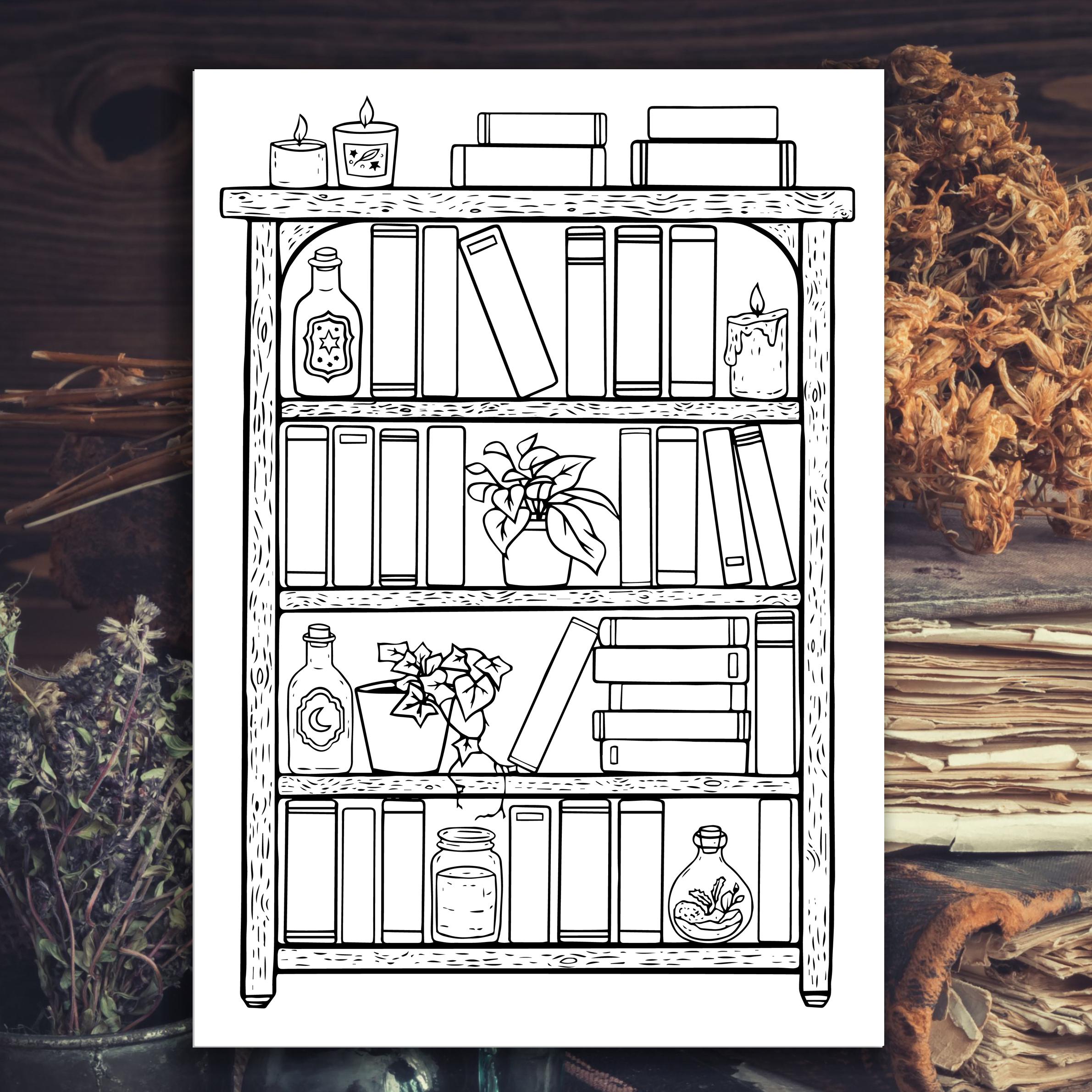 Book Colouring Page / Reading Tracker Digital Download / Visual ...