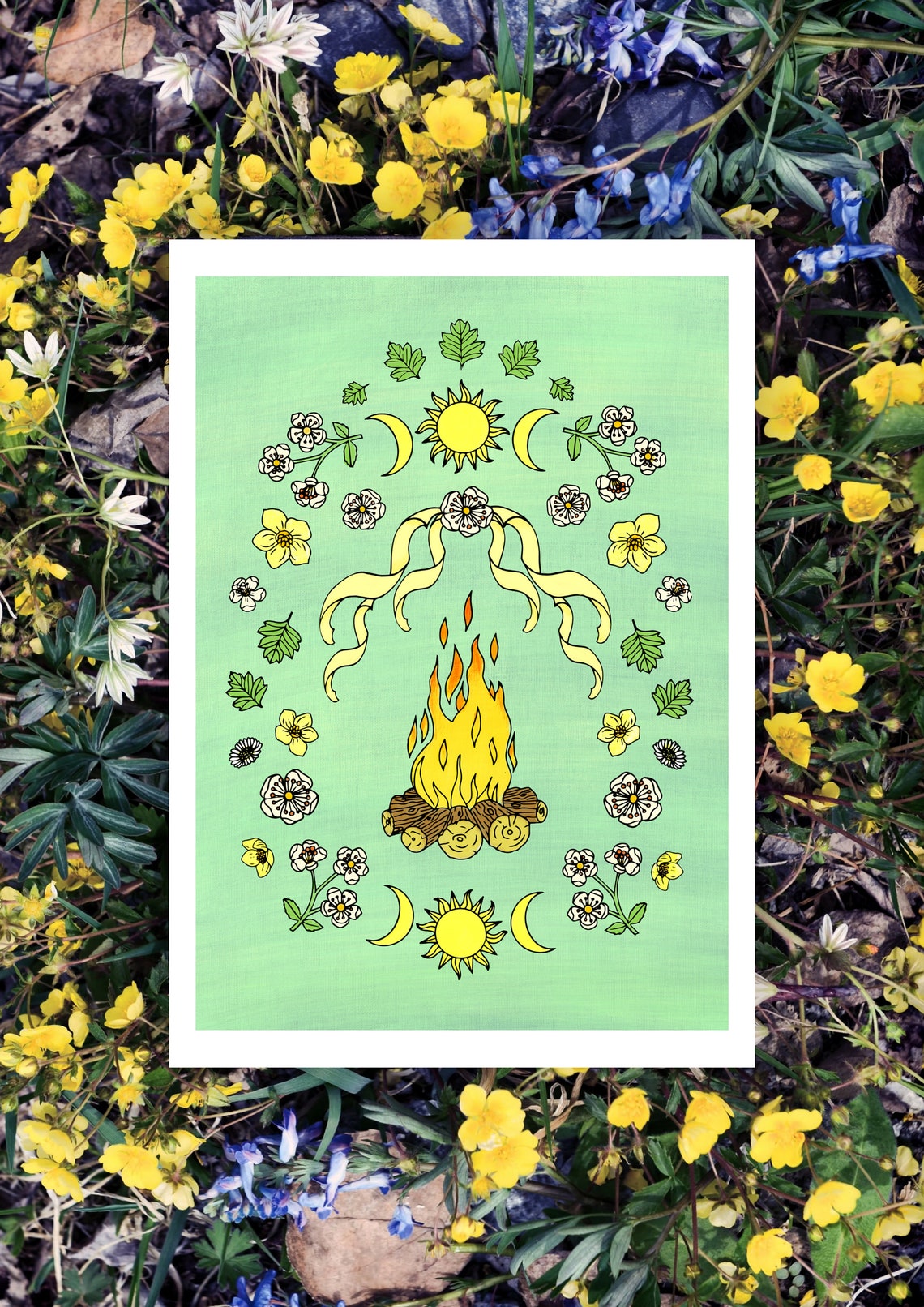 Wheel of the Year 8 Sabbats Printable Artworks Digital Download Art ...