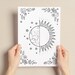 Autumn Equinox Coloring Page - Fall Art Project (digital Download) - Etsy