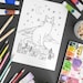 Yule Cat Colouring Page Digital Download Artwork Icelandic Yule Cat ...