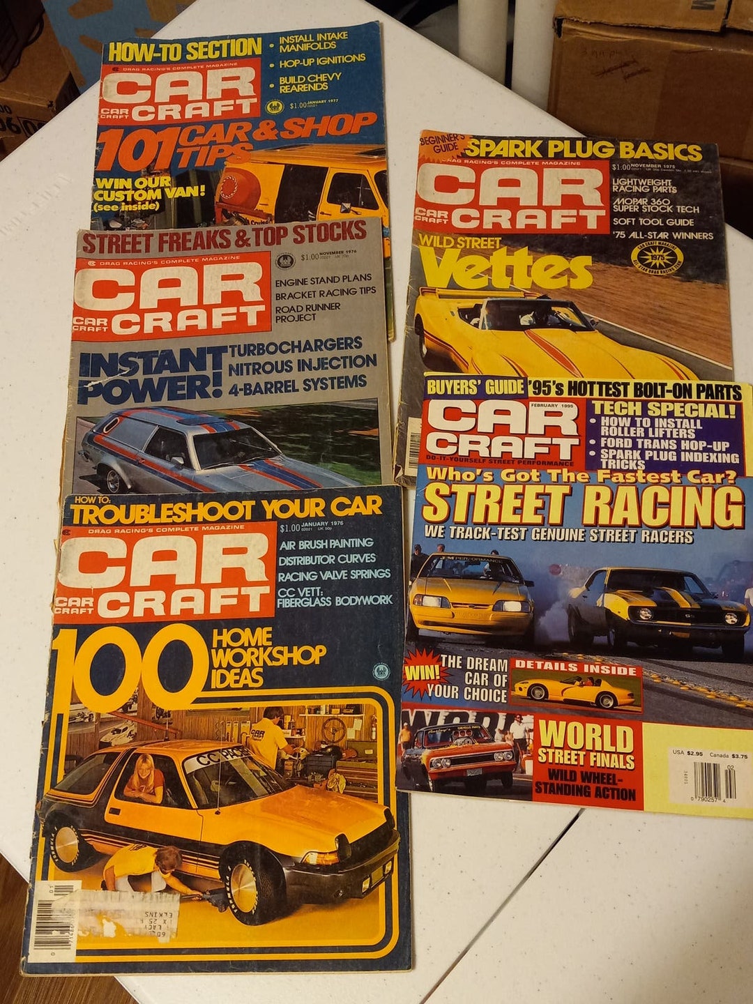 Car Craft Magazines Lot of 5 Books Vintage Auto Pictures Photos - Etsy