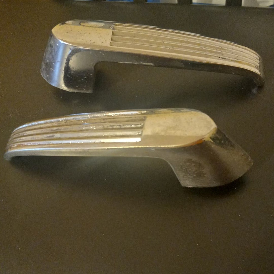 1956 Ford Pickup Truck Interior Chrome Door Handle Set OEM Original ...