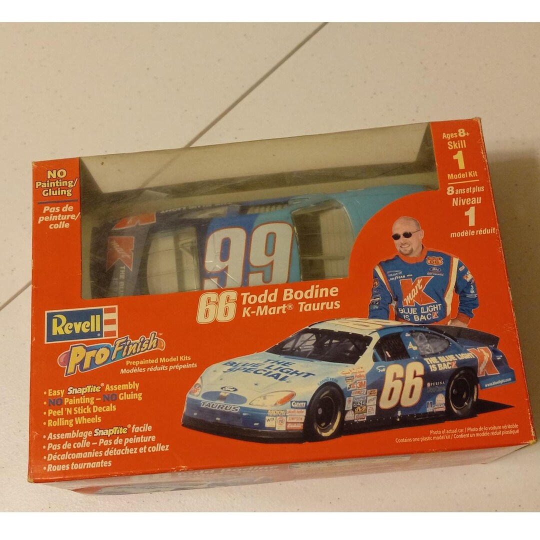 Todd Bodine Car Revell Pro Finish Model Kit 66 Nascar Built up Plastic ...