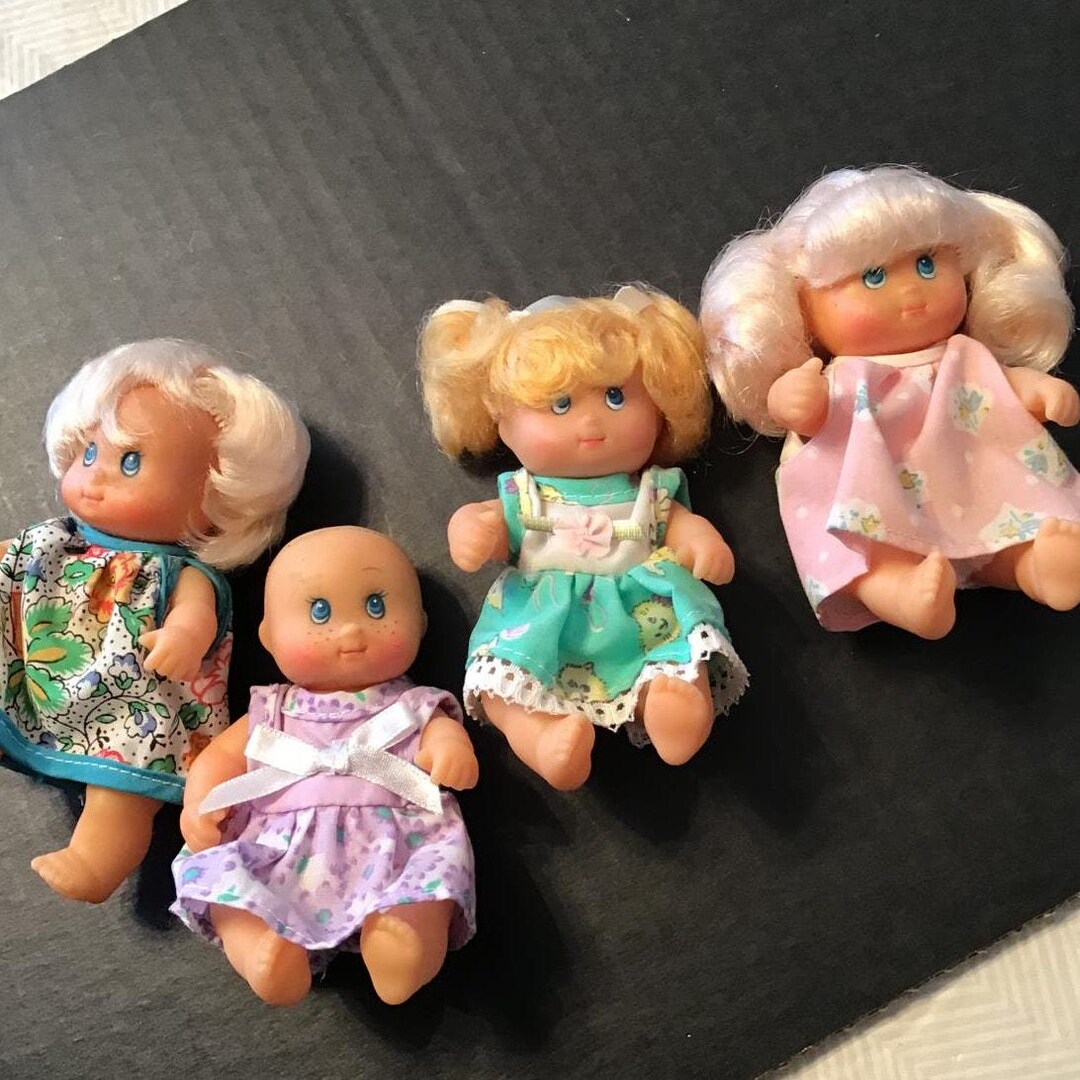 Rare Vintage Mattel Citi Toy Baby Dolls Cititoy Sisters Set of 4 ...