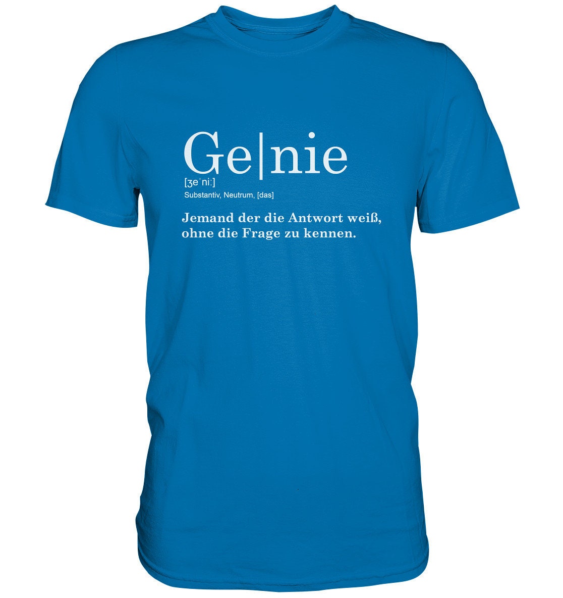 T-shirt With Saying Definition Genius Gift|funny Father Father's Day ...