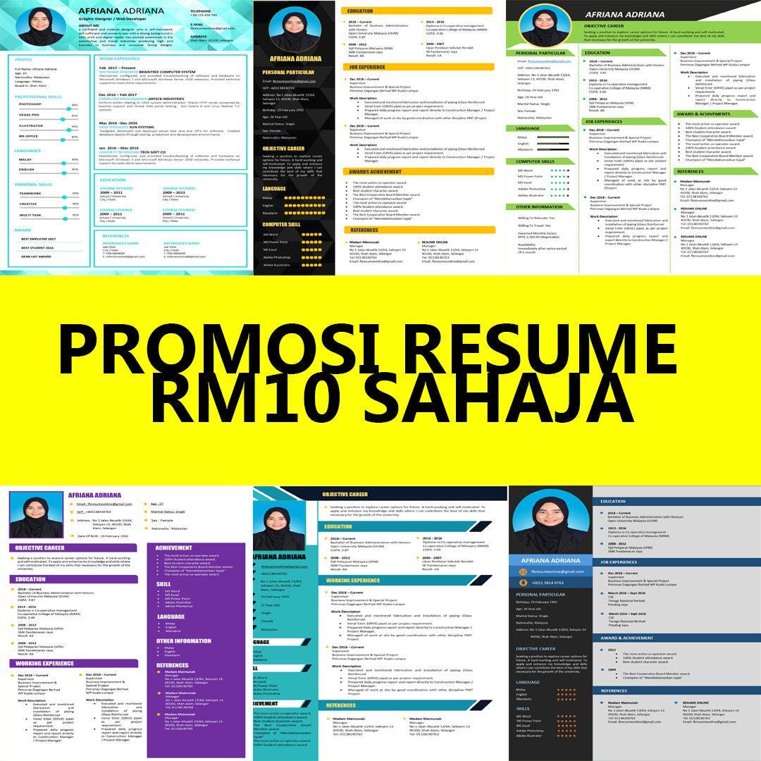 RESUME TEMPLATES - Etsy