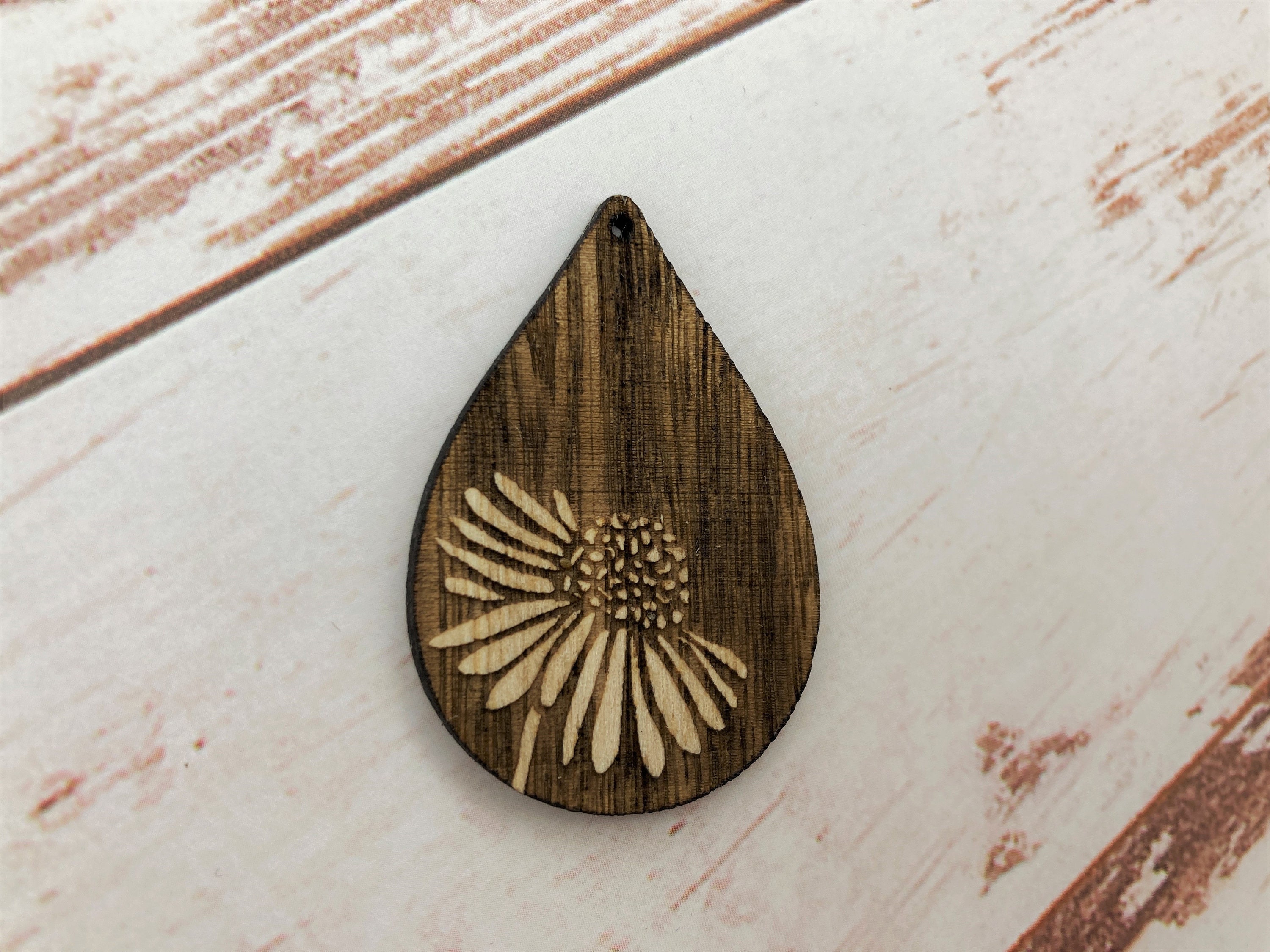 Flower Reverse Engrave Laser Cut Digital File Flower Engrave - Etsy