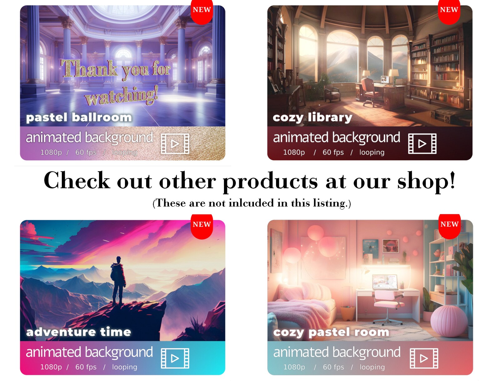Animated Background | Vtuber | Twitch | Youtube | Zoom | Streamer ...