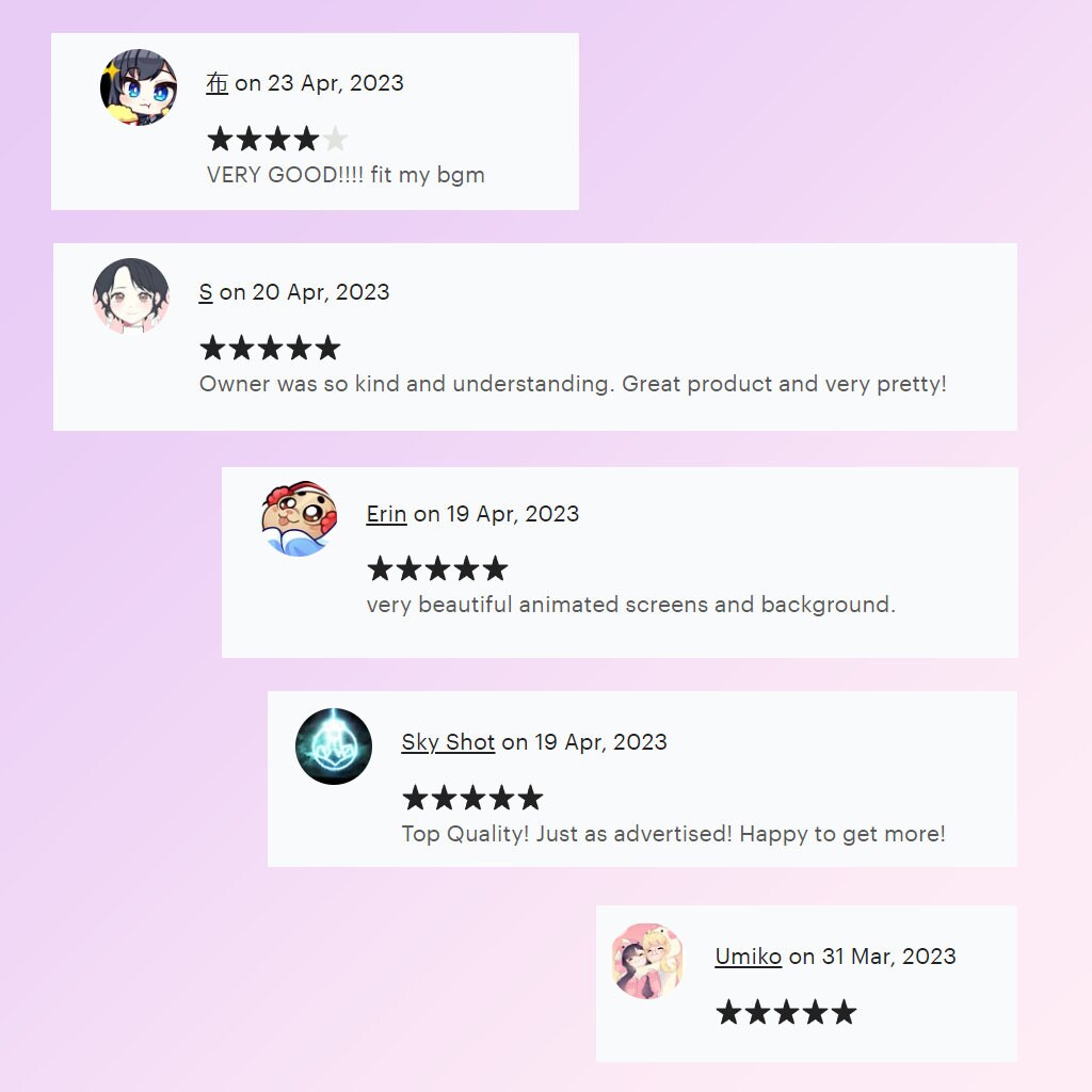 Animated Background | Vtuber | Twitch | Youtube | Zoom | 1080p | 30s ...