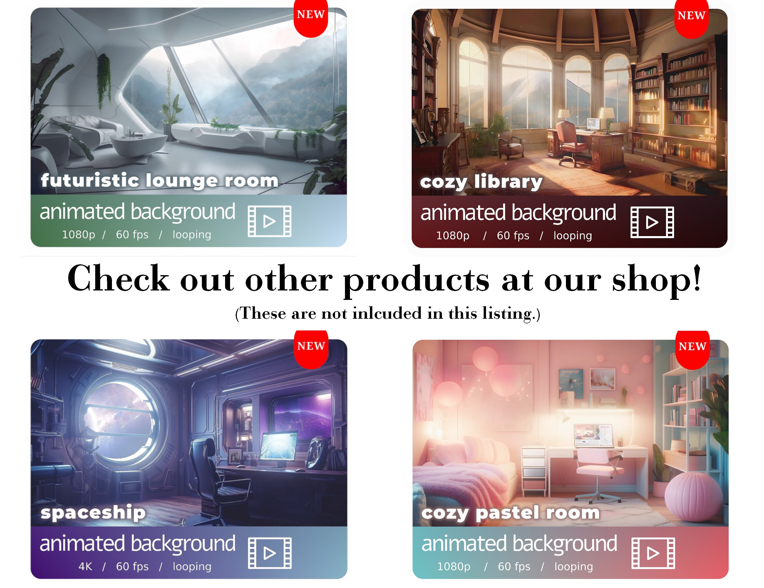 Animated Background | Vtuber | Twitch | Youtube | Zoom | 1080p | 30s ...