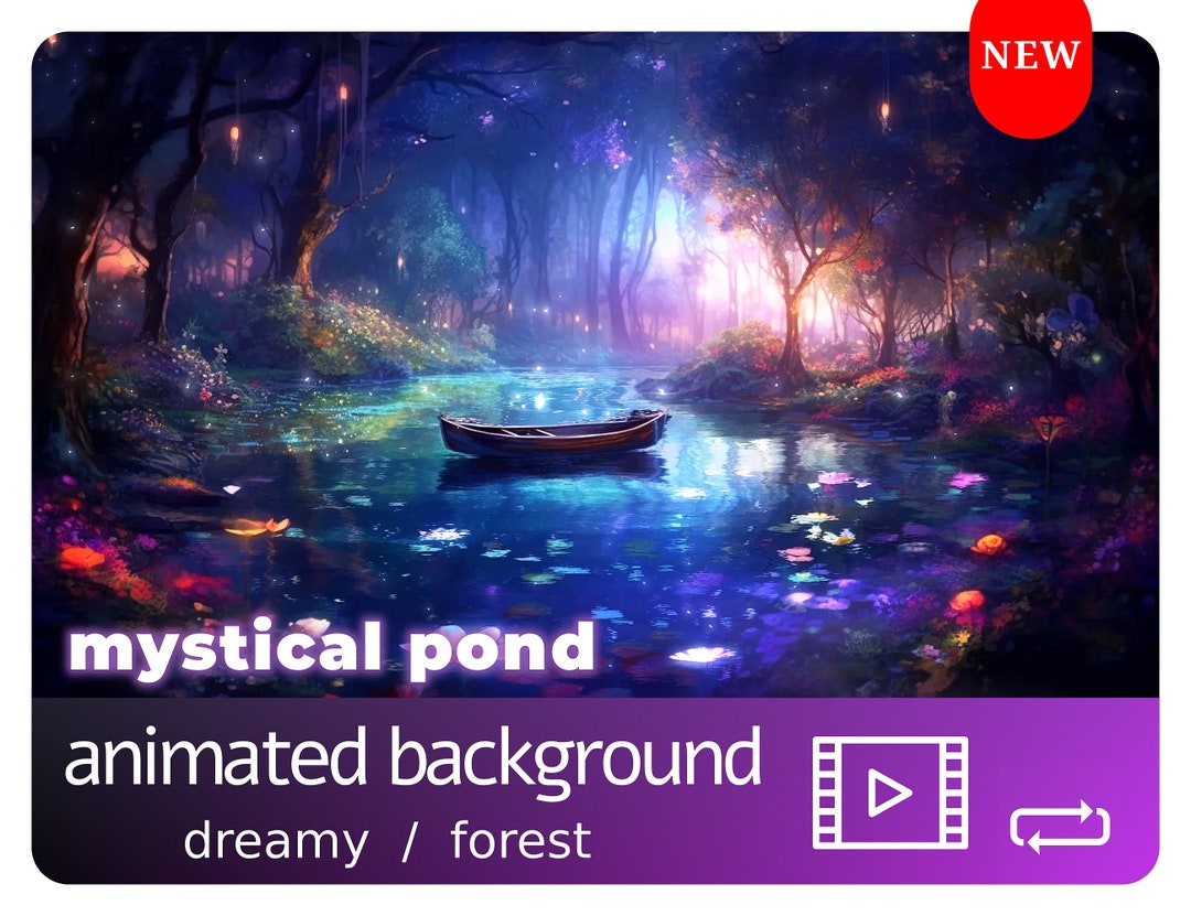 Animated Background Vtuber Twitch Youtube Zoom Streamer Stream Overlay ...