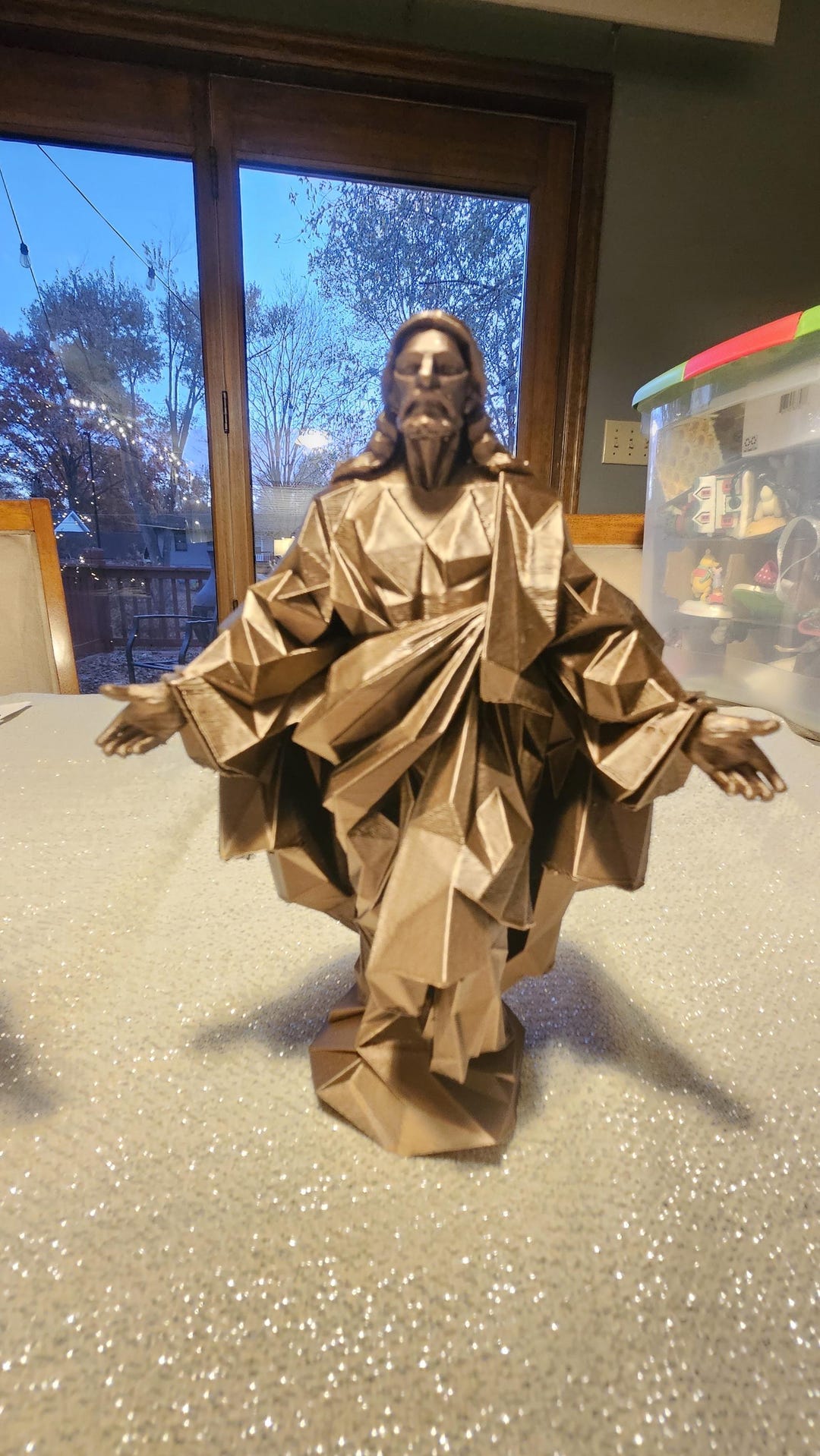 3D Printed Jesus Statue | Religious Home Decor | Christian Gift or ...