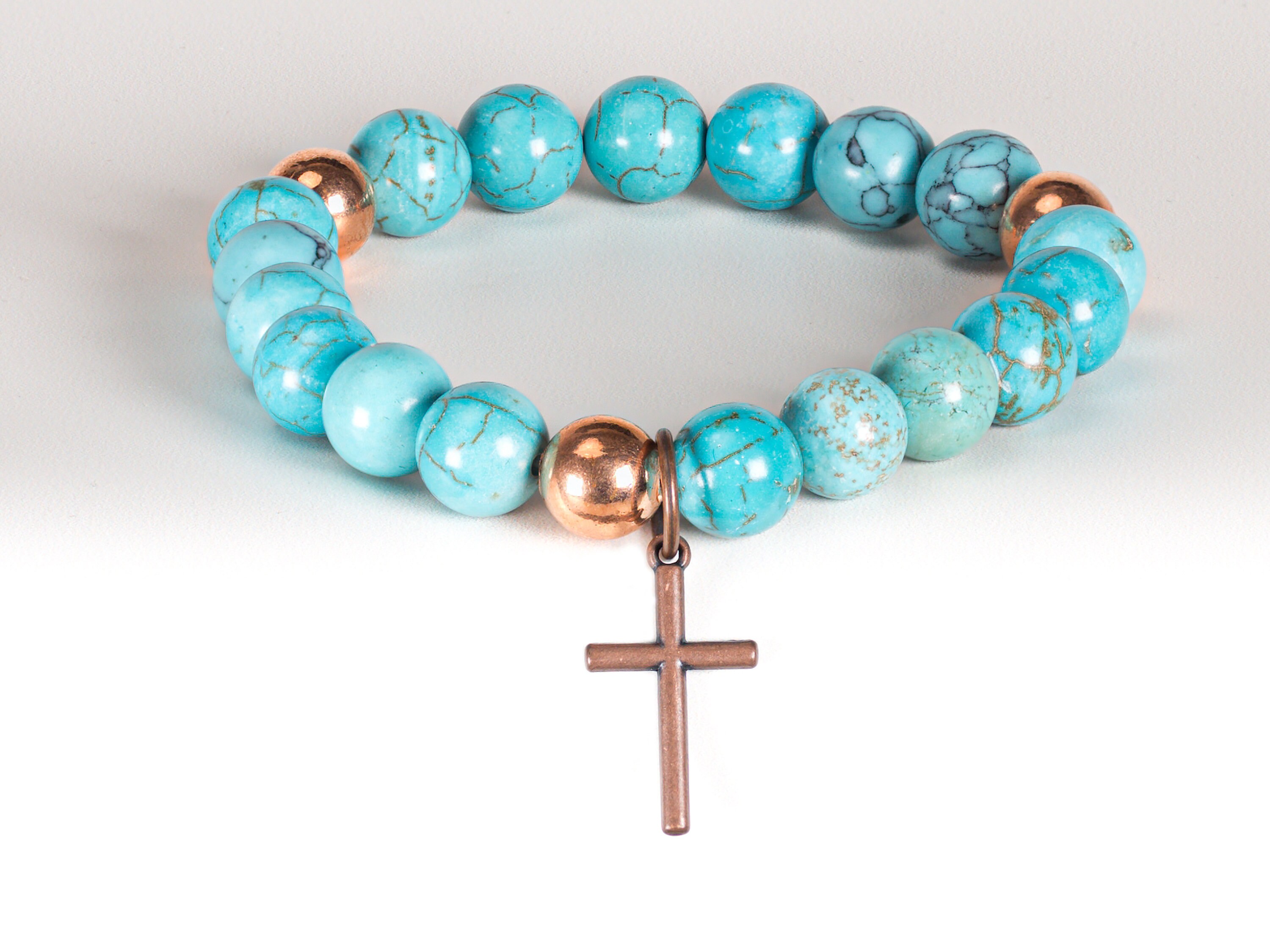 Christian Bracelet - Turquoise - Copper Pieces That Serve as a Reminder ...