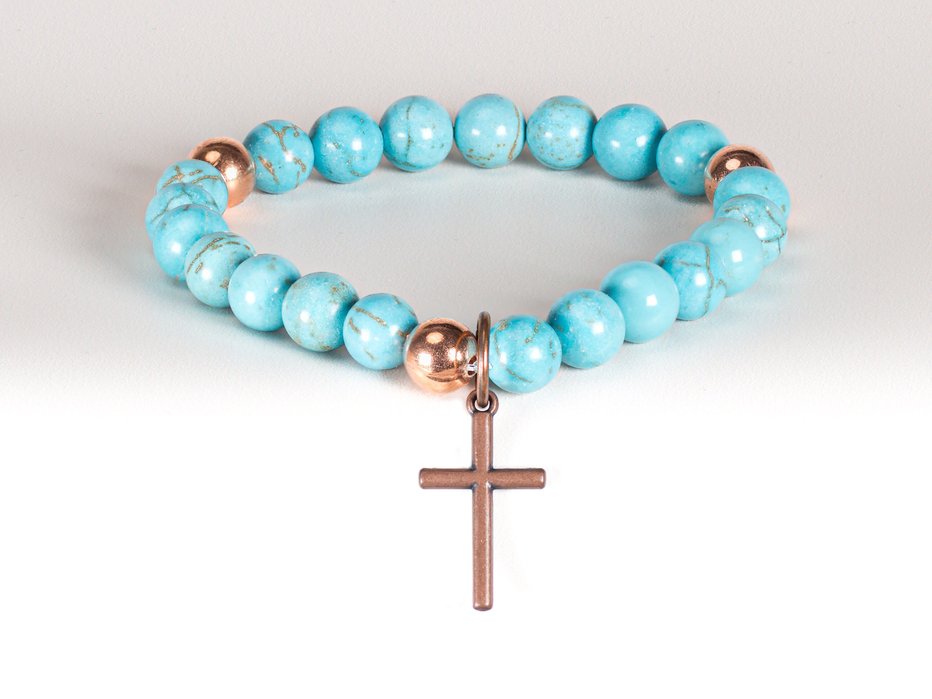 Christian Bracelet Turquoise Copper Pieces That Serve as a Reminder of ...