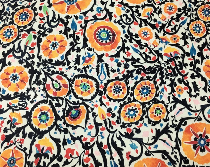 Traditional Upholstery Fabric by Yard. Multi-purpose. Suzani Persian ...