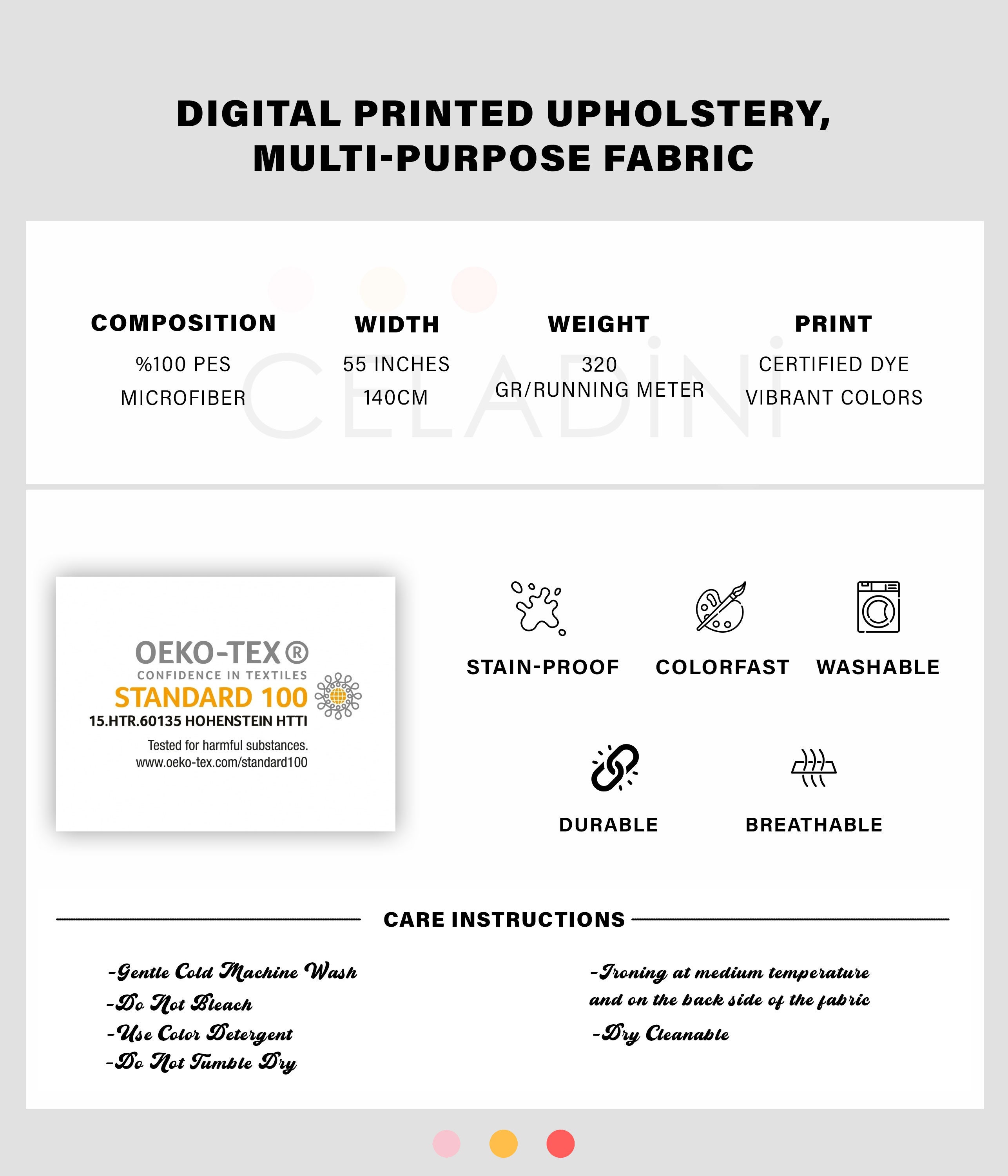 Linen Effect Upholstery Fabric by the Yard. Multi-purpose. - Etsy