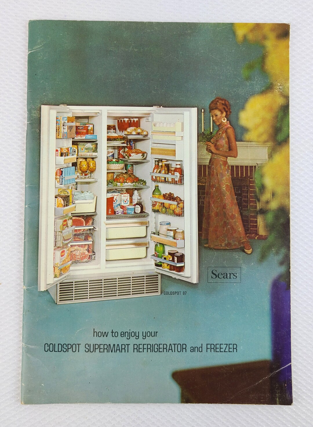 Vintage Sears Catalog Coldspot Freezer Refrigerator Owner Manual 1968 ...