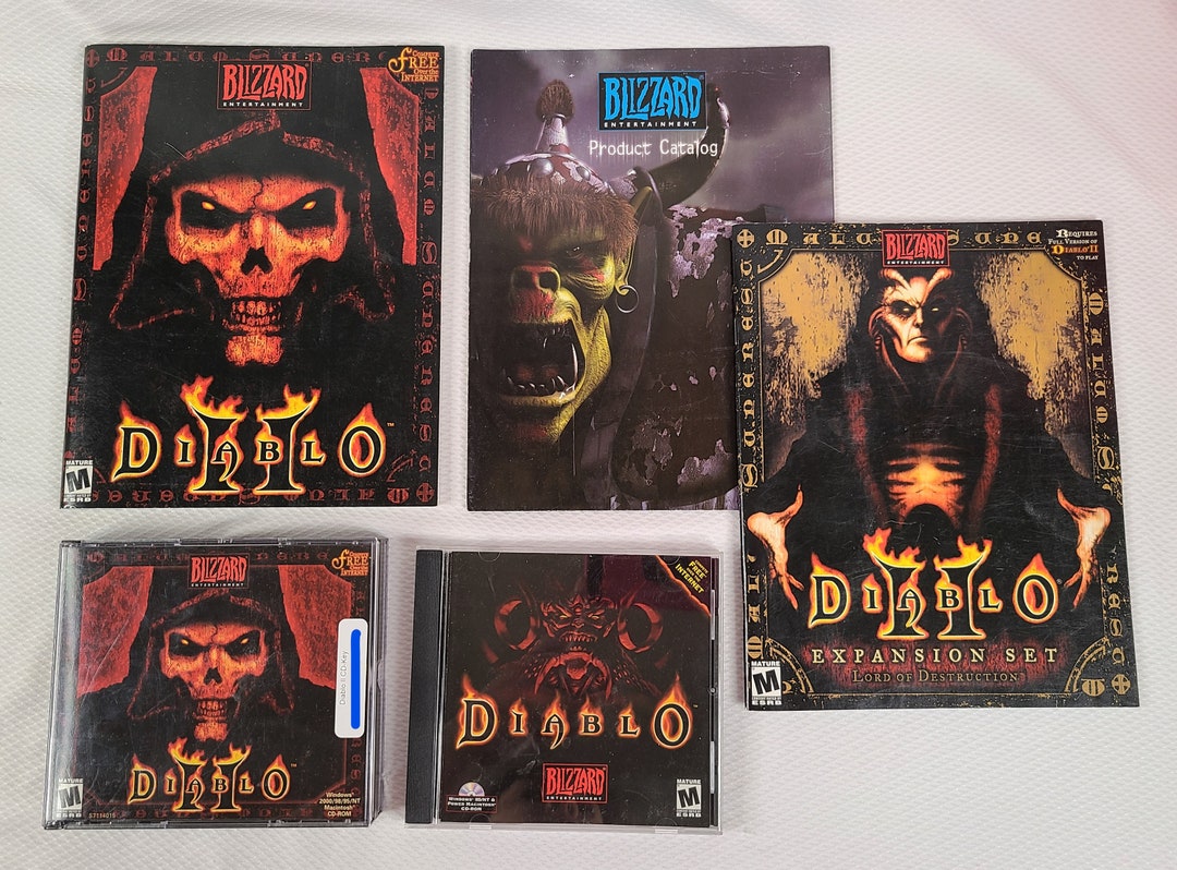 Diablo I Diablo II Expansion Set Guide Poster Lot Set CD - Etsy