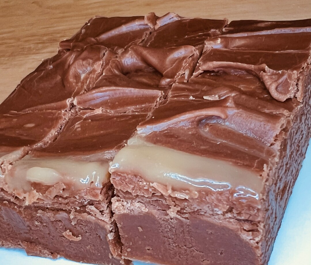Chocolate Caramel Fudge - Etsy