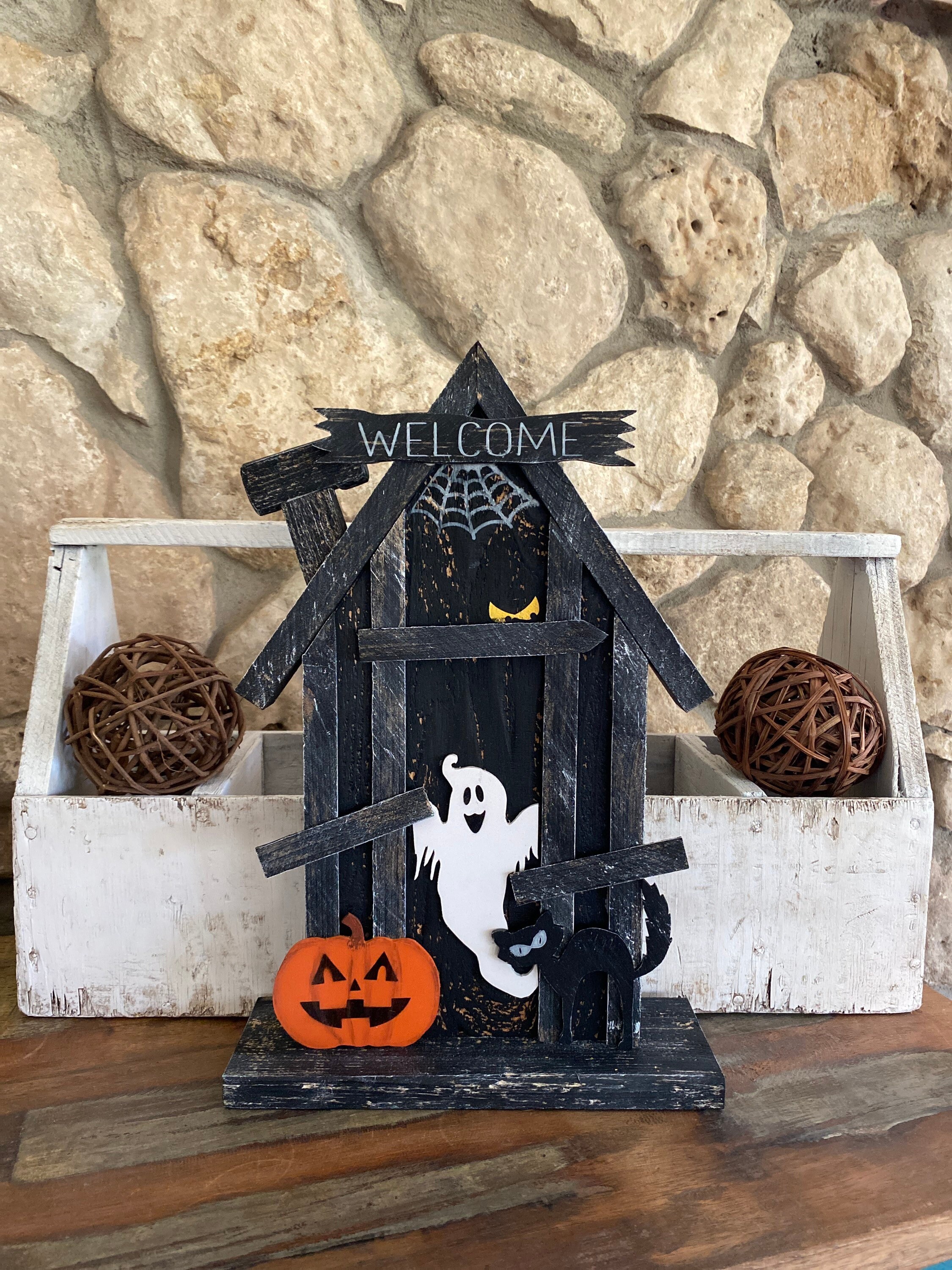Wooden Haunted House - Etsy