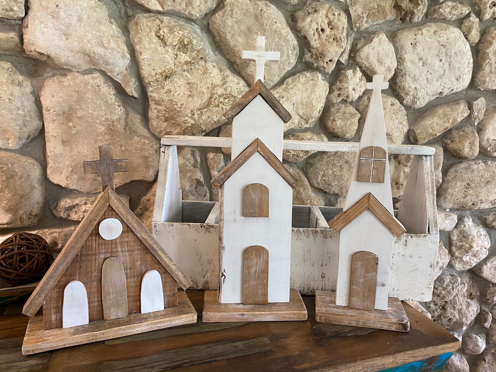Rustic Wooden Churches - Etsy