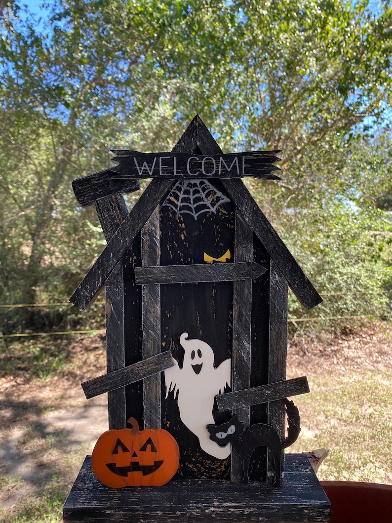 Wooden Haunted House - Etsy