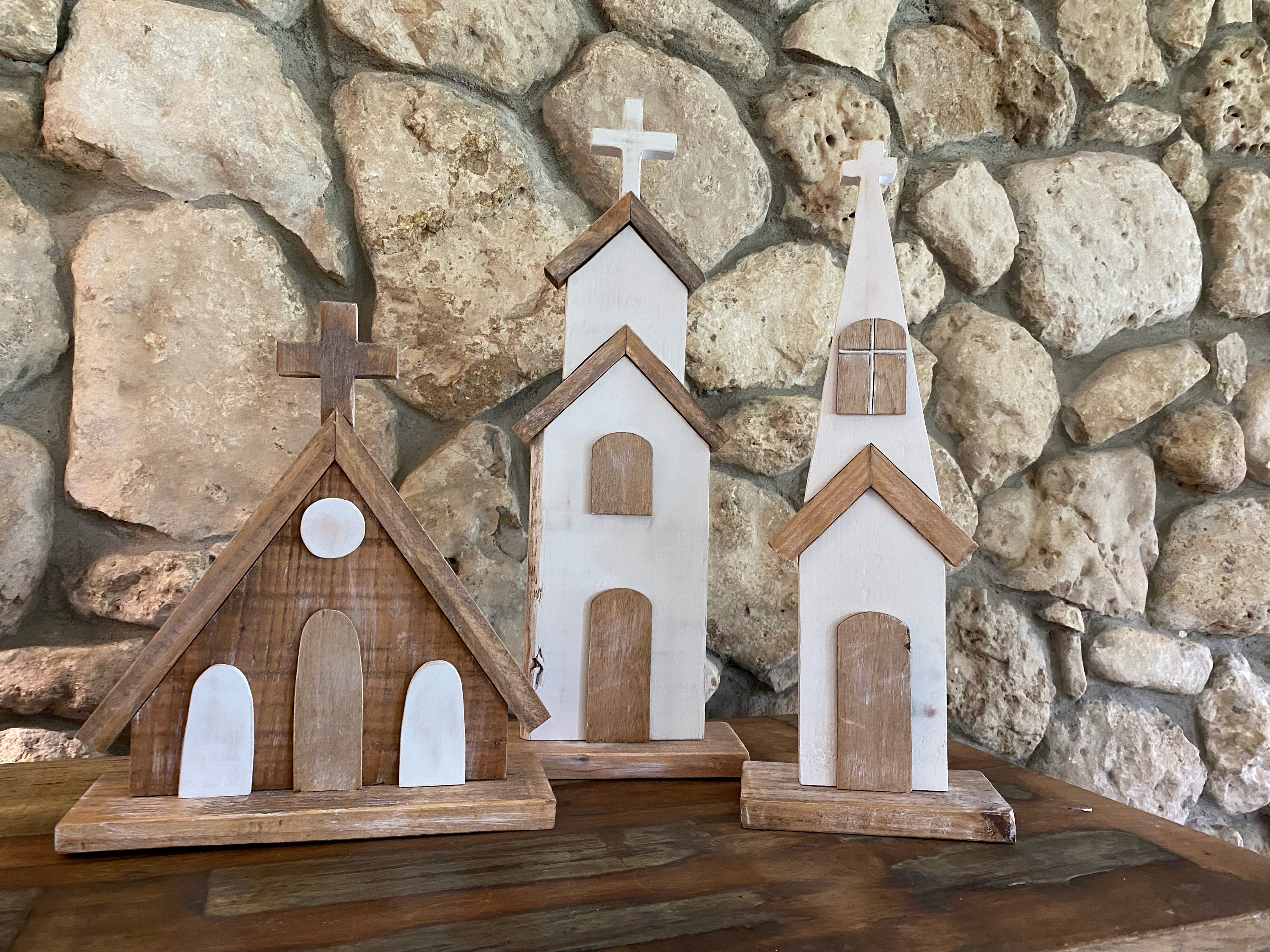 Rustic Wooden Churches - Etsy