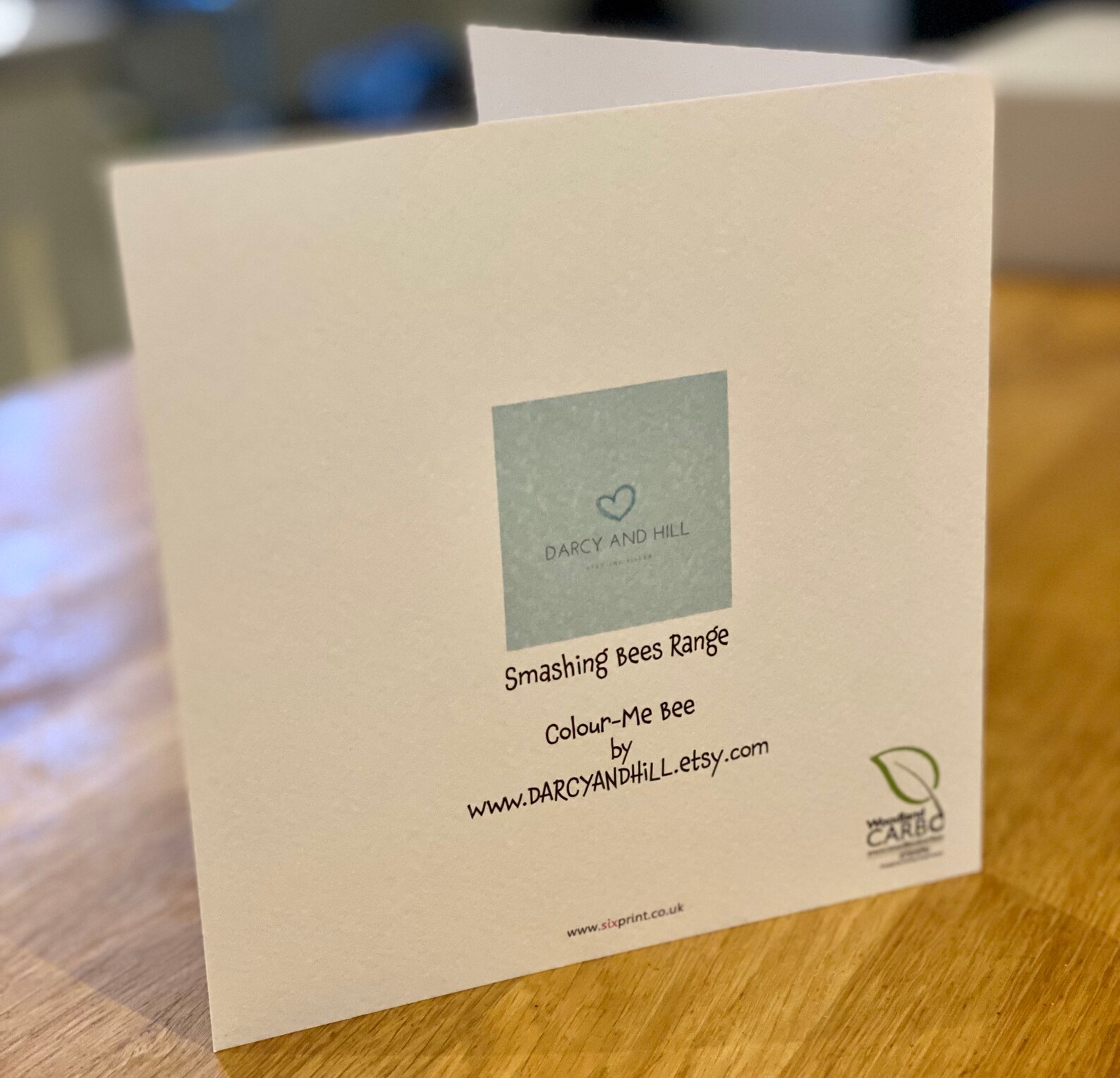 Bee Greeting Card - Blank 15x15cm - Etsy