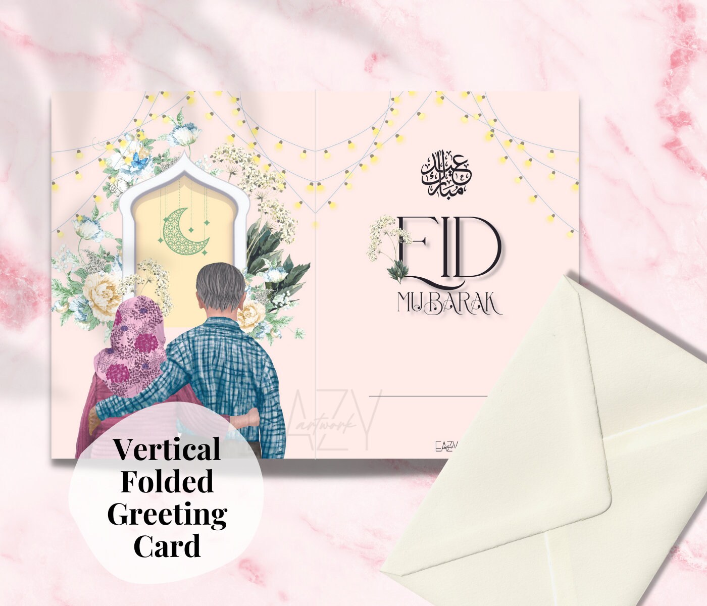 Eid Money Envelope, Eid Greeting Cards, Digital Printable, Muslim ...