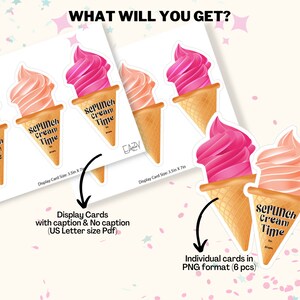 Scrunchie Holder Card Printable, Scrunchie Display Card Printable, Hair ...