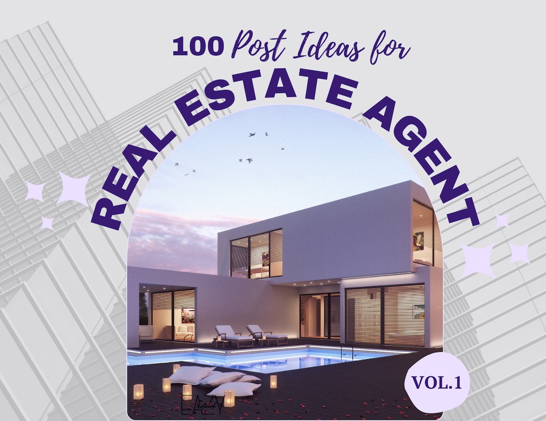 Real Estate 100 Post Ideas, Realtors Social Media Prompts, Realtor ...