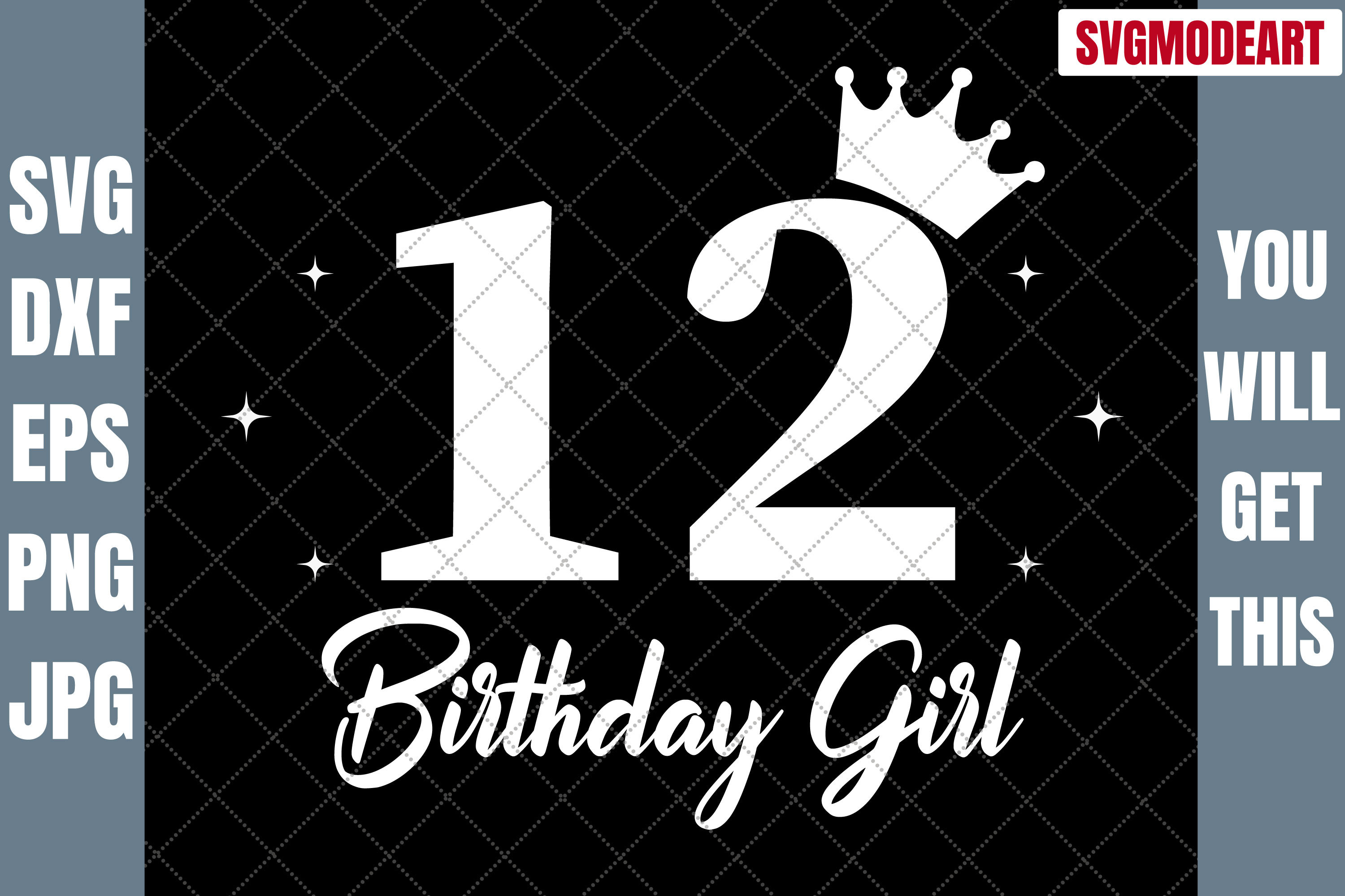 12th Birthday Girl SVG 12th Birthday Svg 12 Birthday Women - Etsy Canada