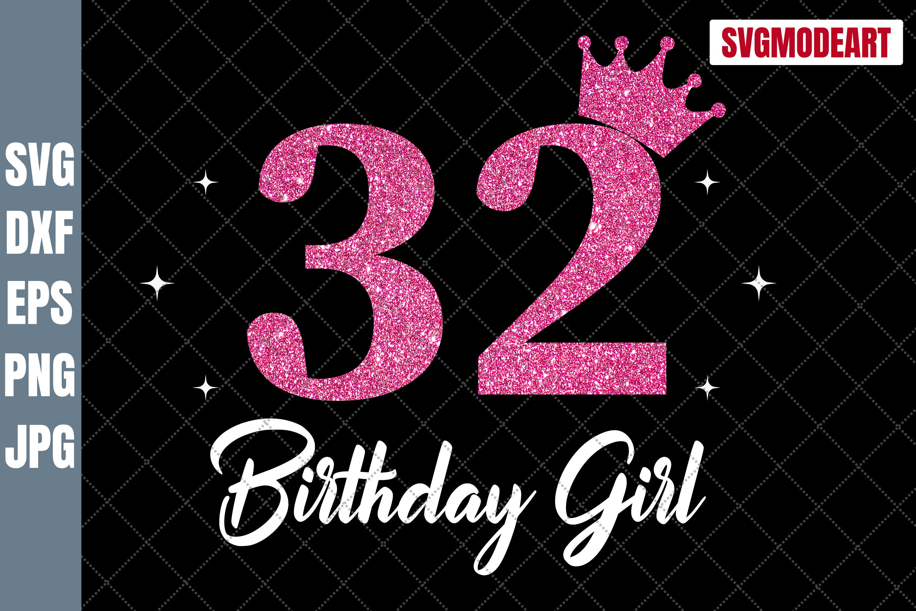 32 cumpleaños niña SVG 32 cumpleaños svg 32 cumpleaños mujer - Etsy México