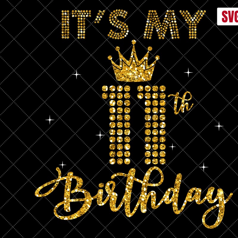 11th Birthday Svg - Etsy