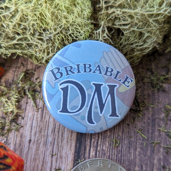 Dungeon Master Button - Etsy