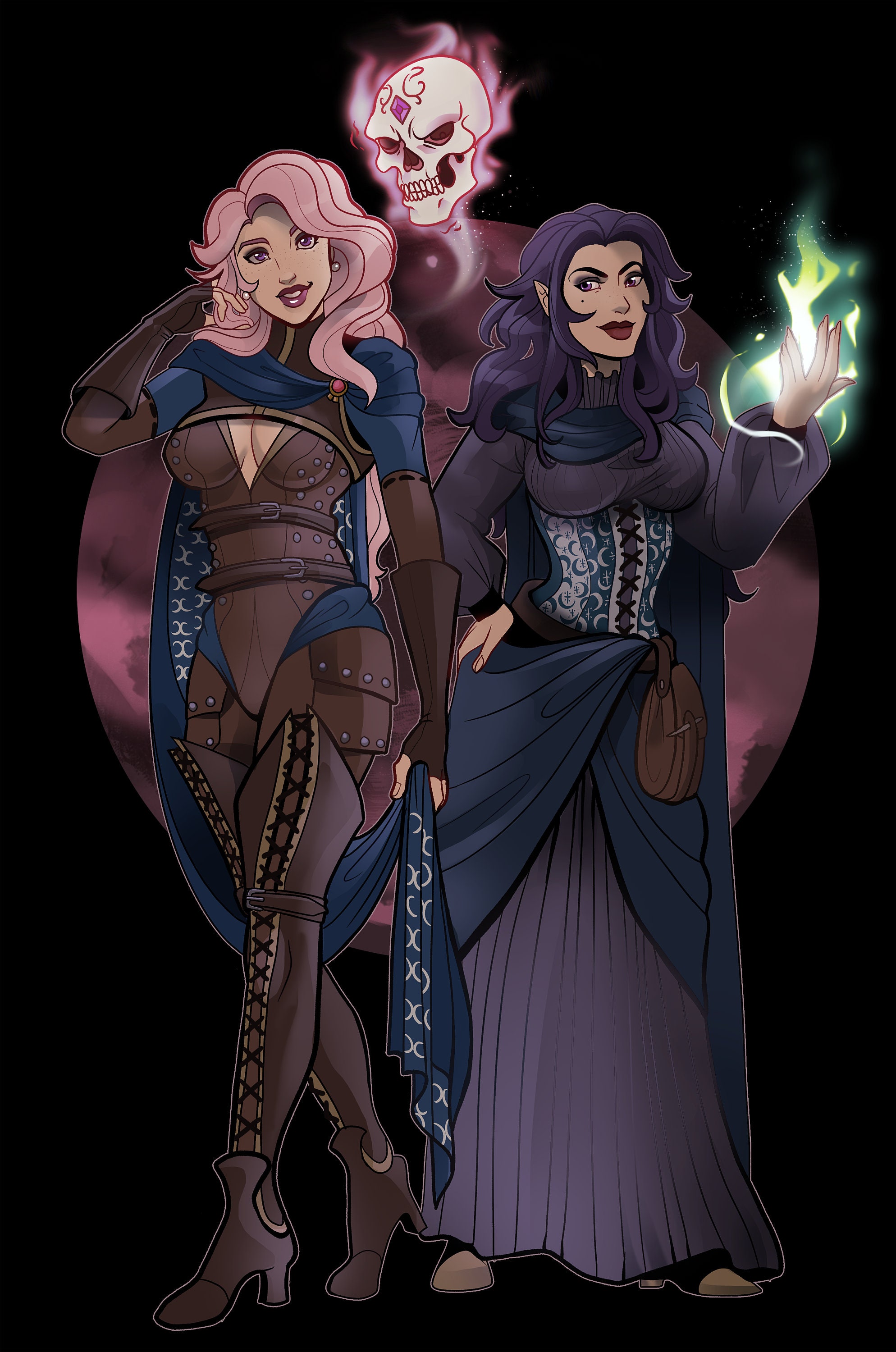 Dnd Commission Dnd Art Character Commission D&D Party RPG - Etsy