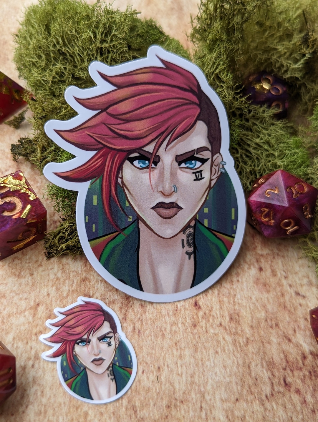 Arcane Vi Zaun Lol Ll 3" Water Resistant Vinyl Sticker - Etsy