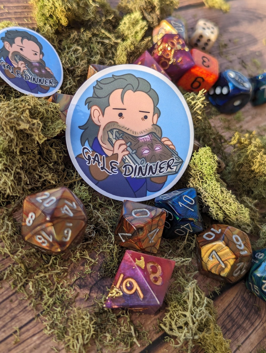 Gale Dinner Vinyl Sticker: Hungry Wizard Spellbook Meme (2.5") - Etsy