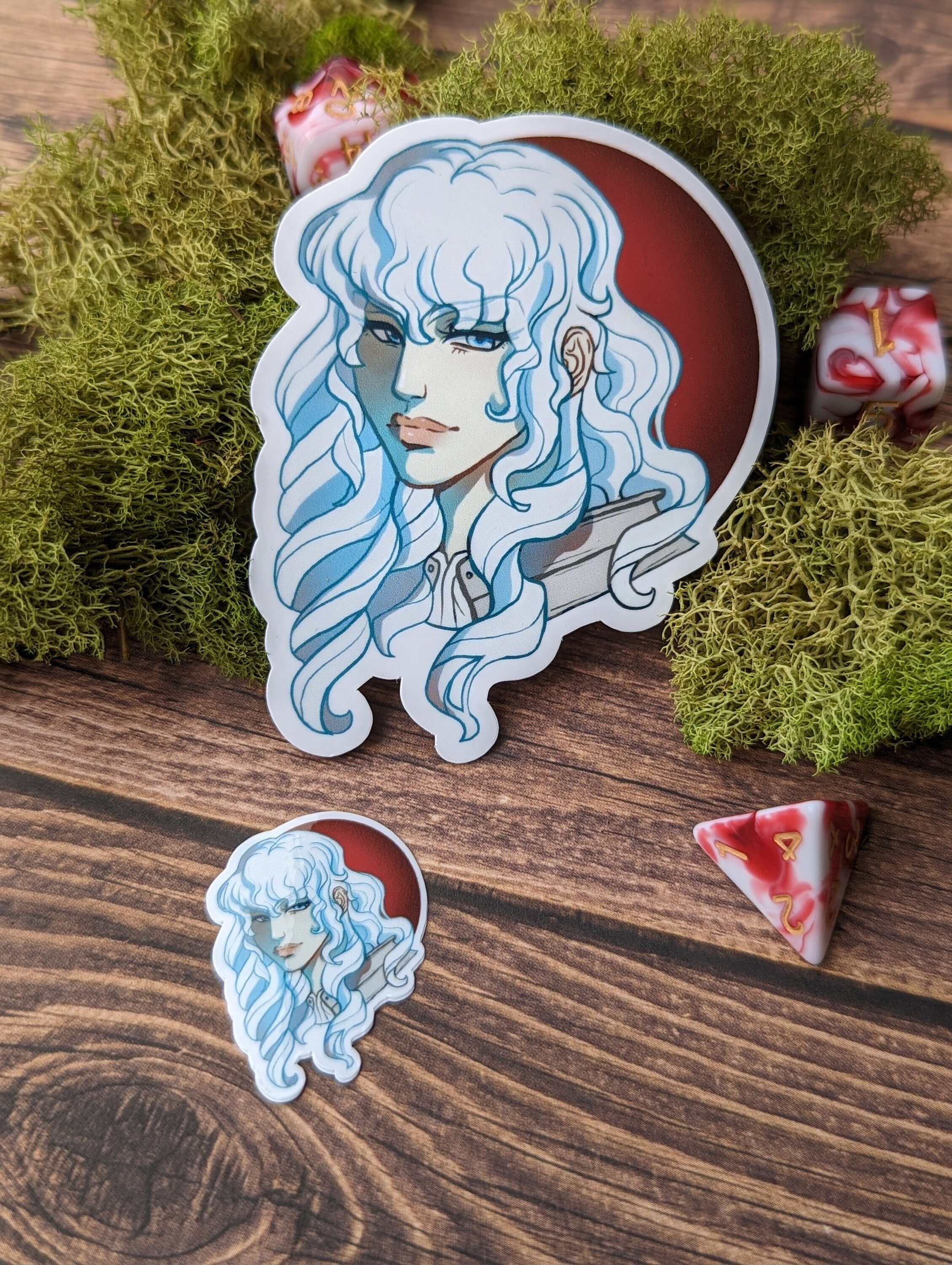 Berserk Griffith White Knight Ll 3" Water Resistant Glossy Vinyl ...