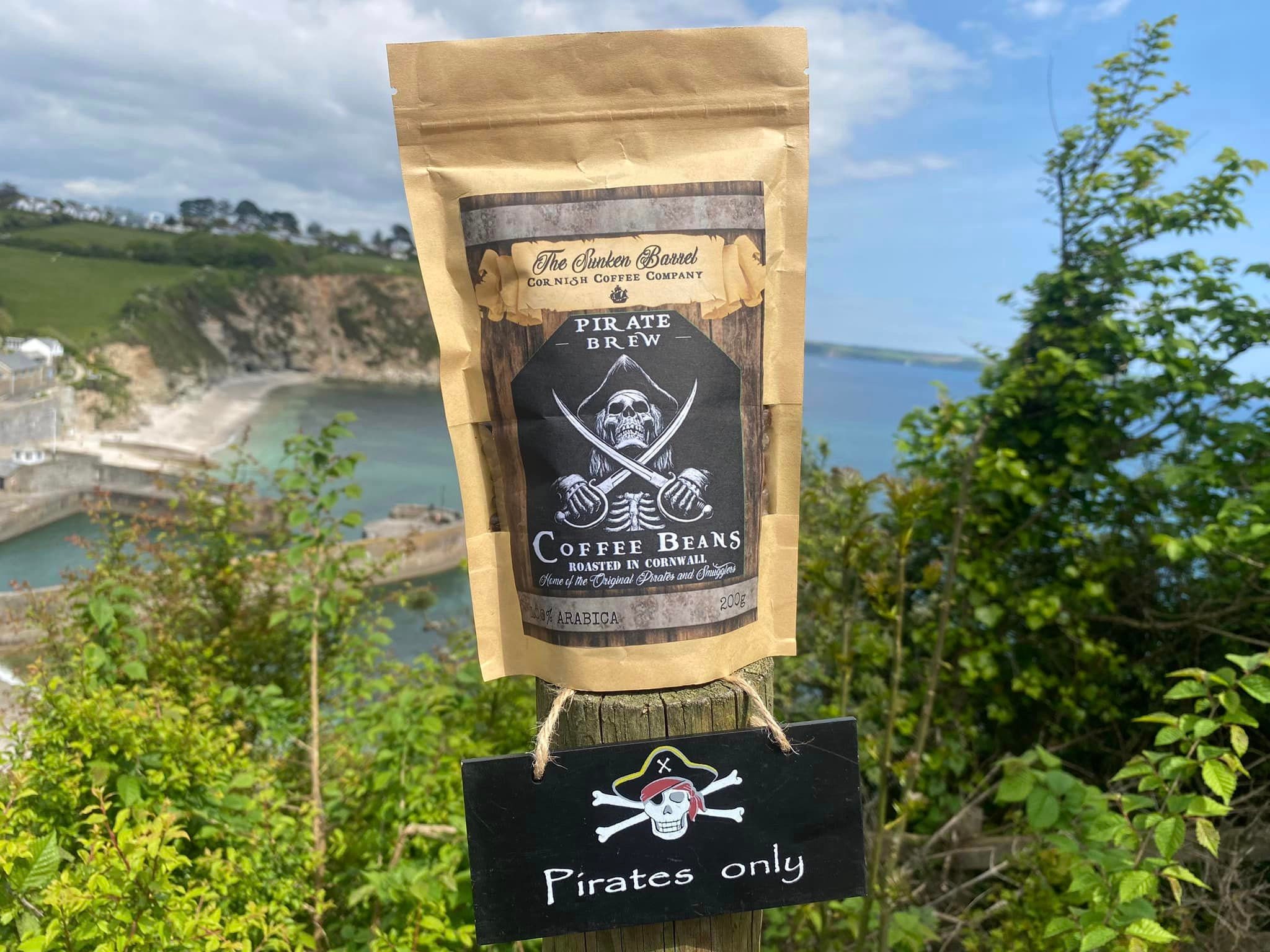 Pirate Brew Coffee Beans 200g / Original Pirate Coffee Beans Roasted in ...