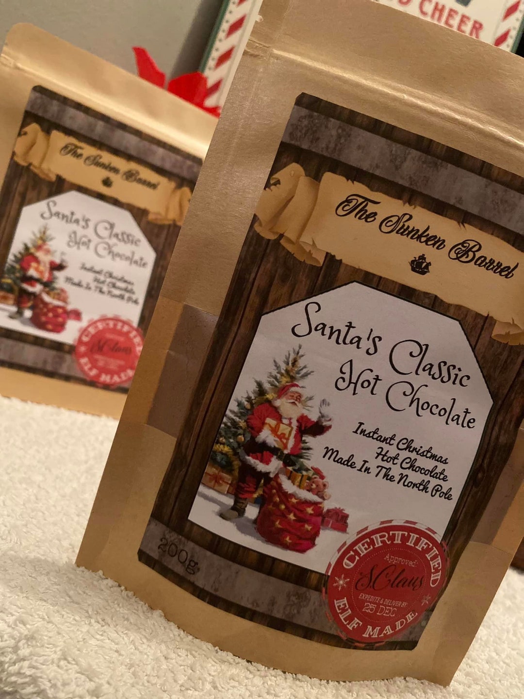 Santa's Classic Hot Chocolate - Original Instant Hot Chocolate Powder ...