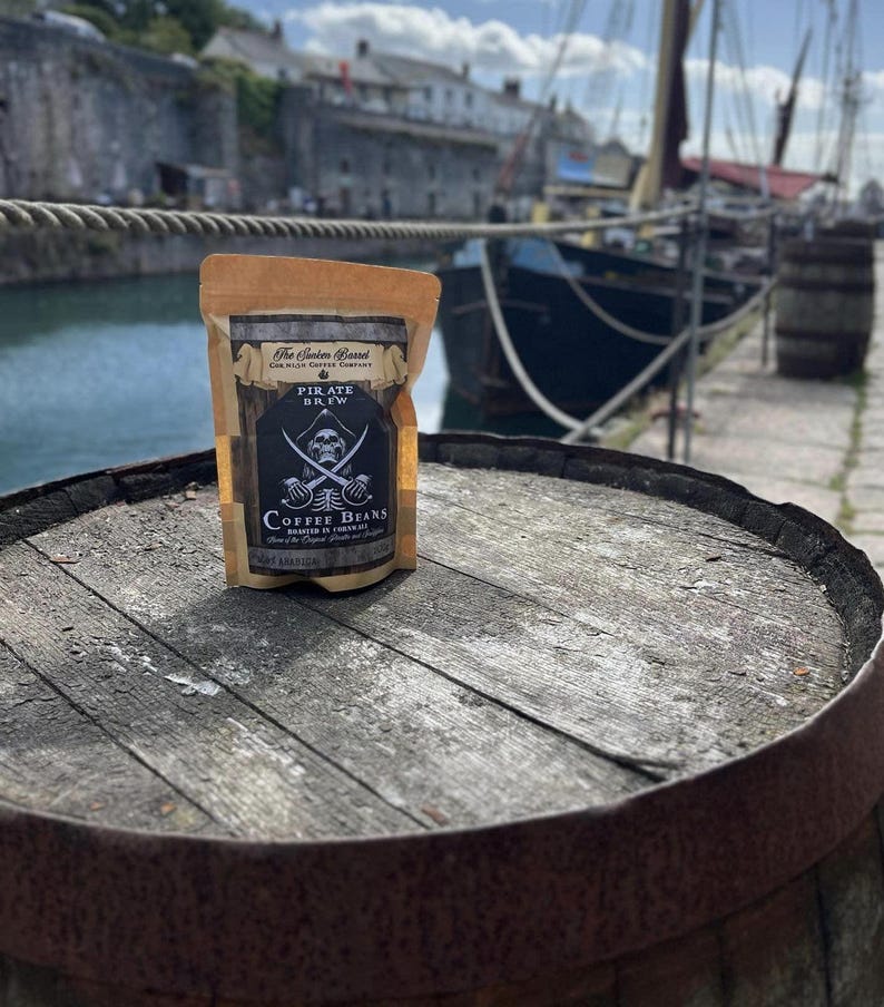 Pirate Brew Coffee Beans 200g / Original Pirate Coffee Beans Roasted in ...