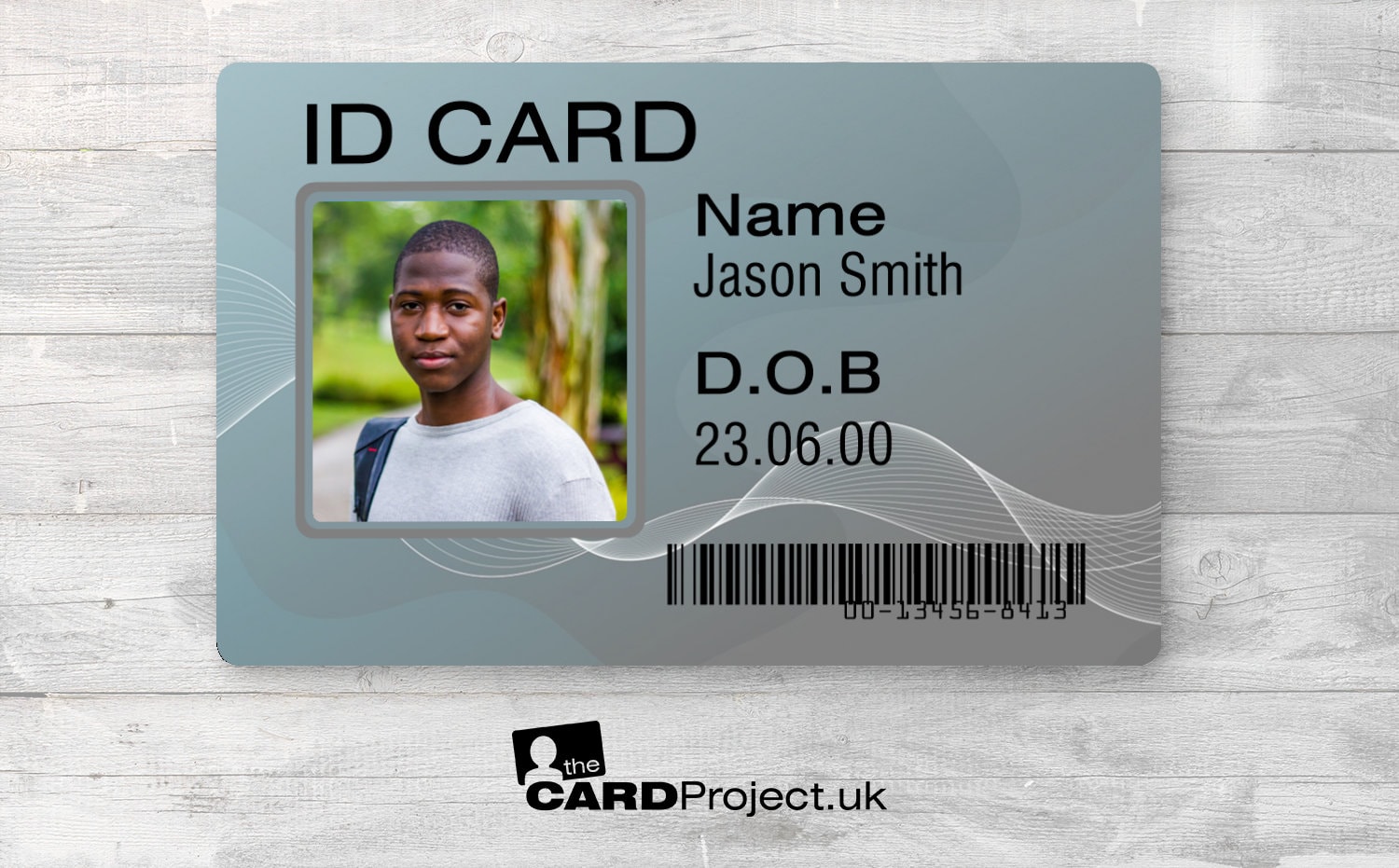 Photo ID Cards, Basic Personalised Identification Badges, Design 4 ...