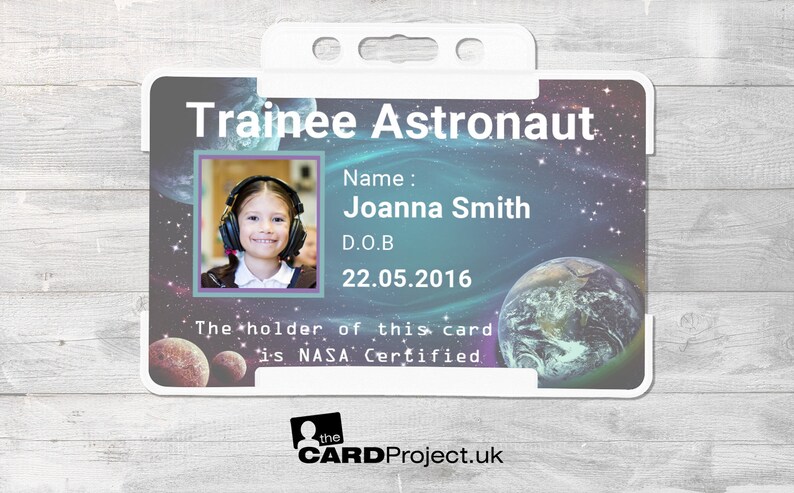 Kids Astronaut ID Card NASA Certified: Explore Space - Etsy UK