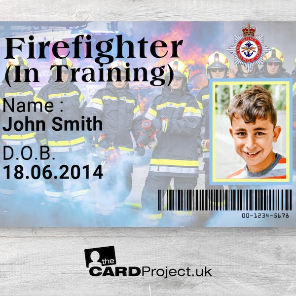 Firefighter Id Badges - Etsy