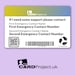 Colostomy Bag Medical ID Card With Photo - Discreet Emergency Contact ...