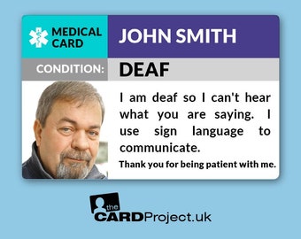 Stroke Awareness Medical ID Alert Card - Etsy