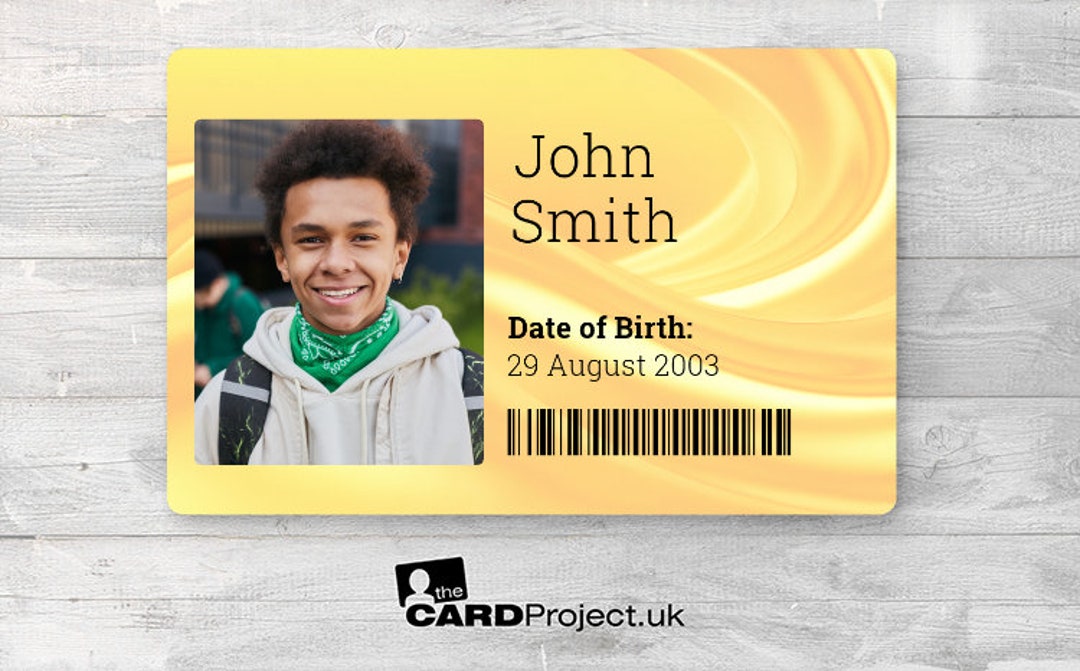 Double Sided Photo ID Cards With Magnetic Strip and Signature Strip ...