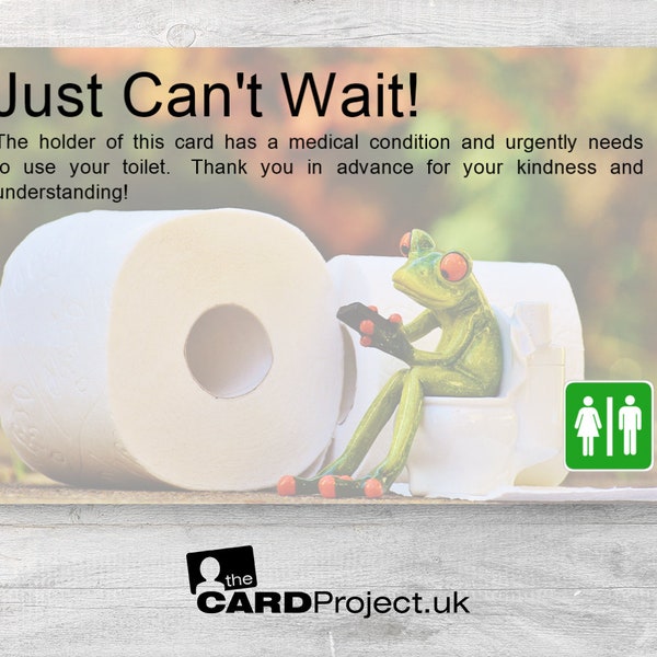 Toilet Access Card - Etsy