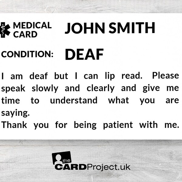 Deaf Card - Etsy
